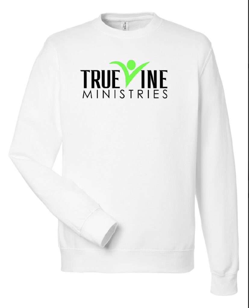 True Vine Ministries Crewneck (White) | True Vine Ministries