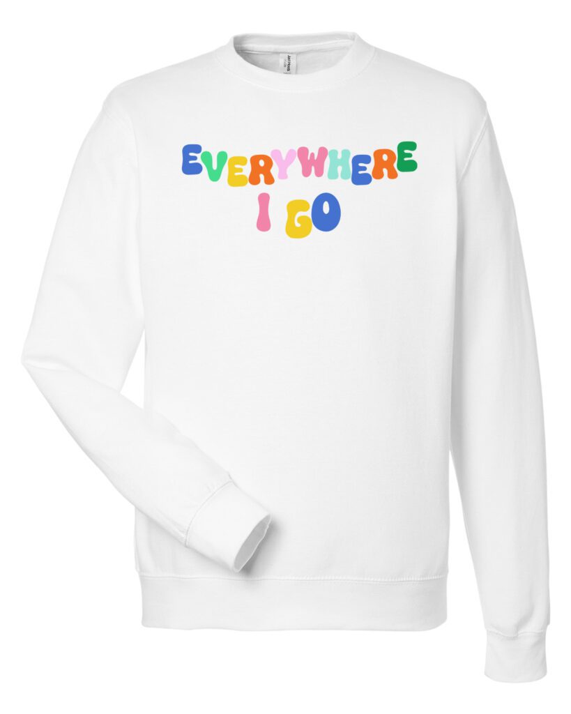 EVERYWHERE Crewneck (White) | True Vine Ministries